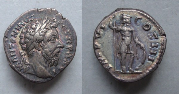 Marcus Aurelius - MARS (N2089) - Mars IMP VI COS III | RomanCoinShop.com