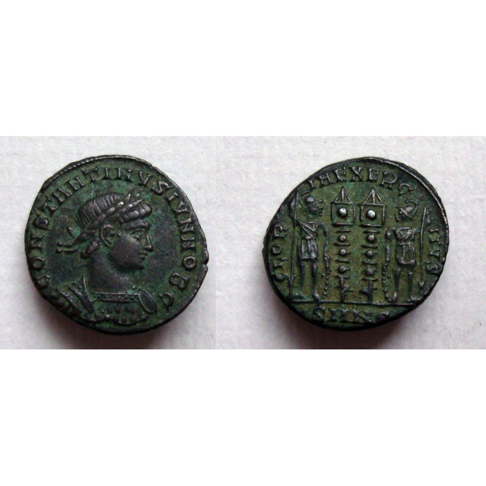 Constantinus II - soldiers Nicomedia (JA2271) - Gloria exercitus SMNS ...