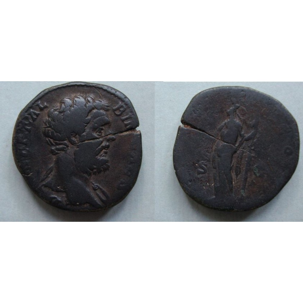 Clodius Albinus - SESTERTIUS with Felicitas RARE (o2032) - Sestertius ...