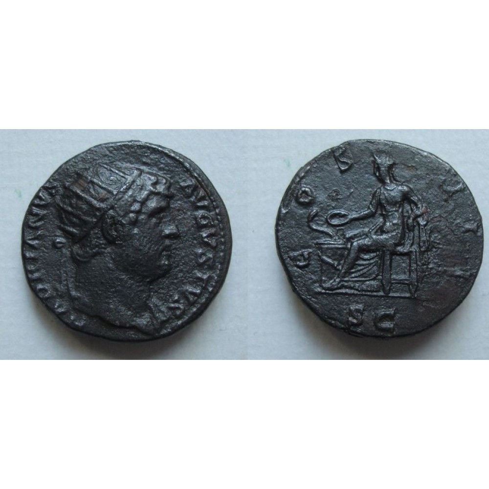 Hadrian - SALUS dupondius (N2189) - Dupondius Salus | RomanCoinShop.com