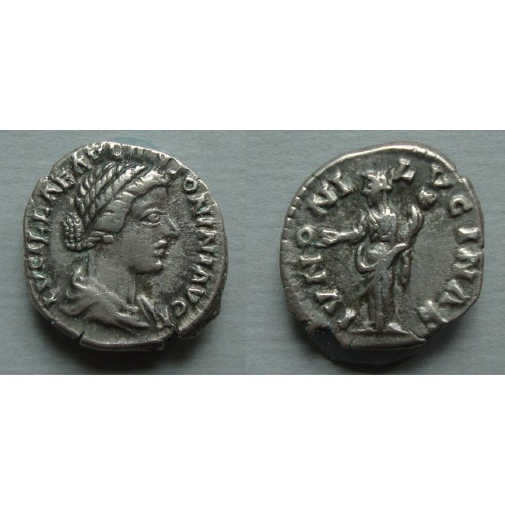 Lucilla - vrouw van Lucius Verus, dochter van Pius denarius IVNONI ...