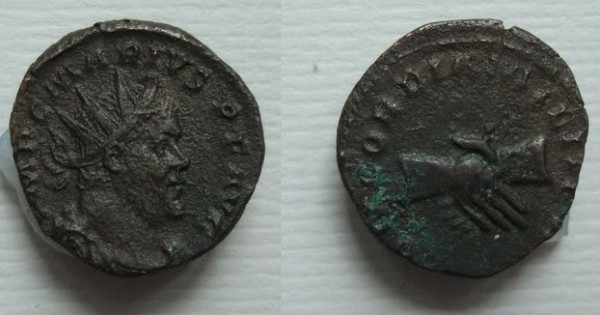 MARIUS - RARE EMPEROR (ME21105) - handshake | RomanCoinShop.com