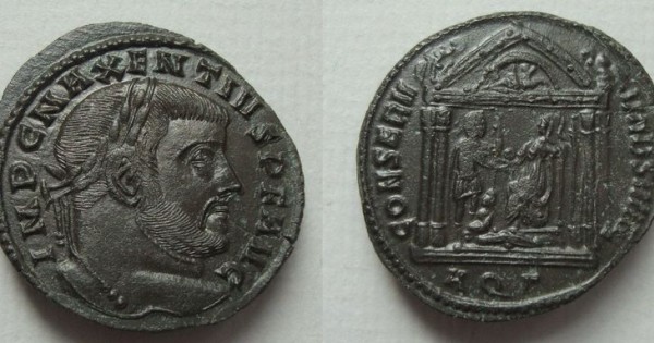 Maxentius - Temple of Rome! (N1923) - Temple of Rome AQgamma she-wolf ...