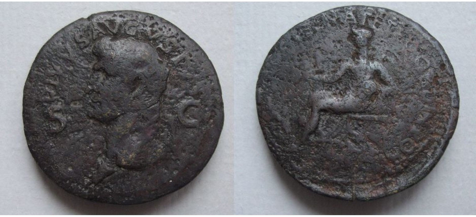 Augustus - Divus Augustus Dupondius geslagen onder Caligula (N2147 ...