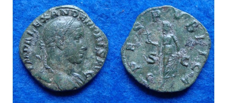 Severus Alexander - Sestertius SPES (AU1923) - Spes sestertius ...