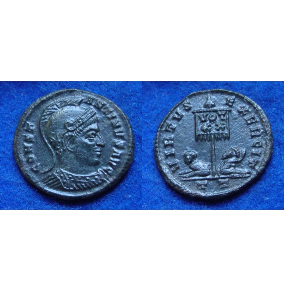 Constantine - with helmet VIRTVS EXERCITVS rare (AP1725) - virtus ...