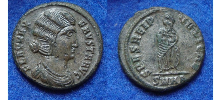 Fausta - Wife of Constantine RARE with silvering (AP1729) - Spes ...