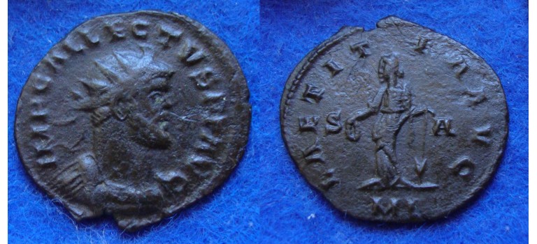 Allectus - LAETITIA rare emperor (ME1732) - Godess Laetitia Avg S-A ...