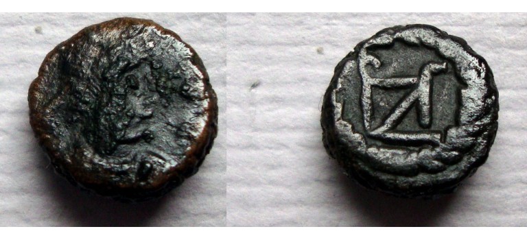 ZENO - RARE monogram (D2158) - monogram cyzicus | RomanCoinShop.com