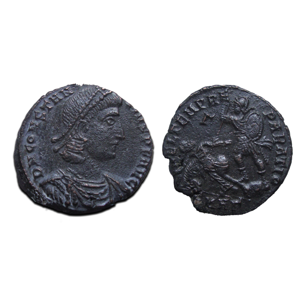 Constantius II - fallen horseman, Heraclea (AP2540) - Fel Temp horseman ...