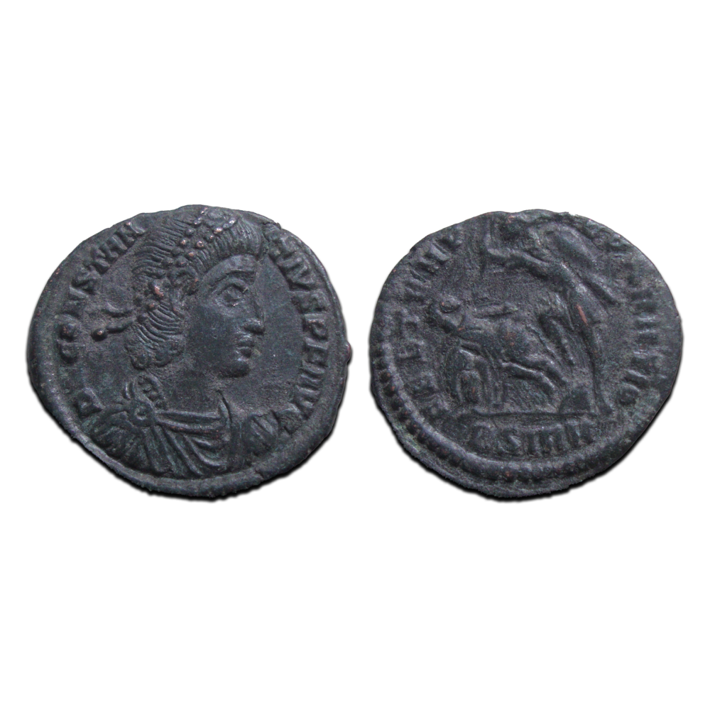 Constantius II - fallen horseman, SIRMIUM (AP2542) - Fel Temp sirmium ...
