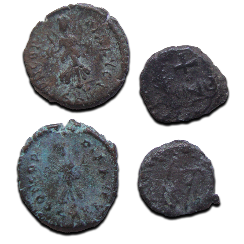 4 roman minima (AP2556) - 4 roman coins | RomanCoinShop.com