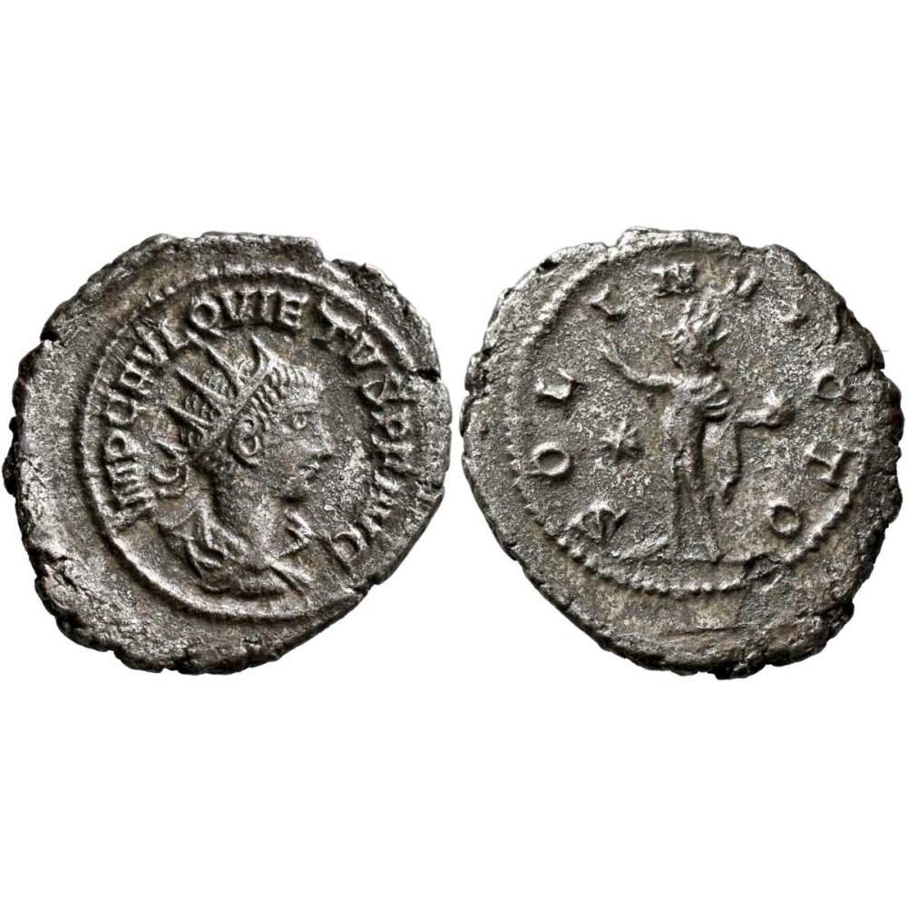 Quietus - SOL rare emperor (AU24152) - SOL INVICTO | RomanCoinShop.com