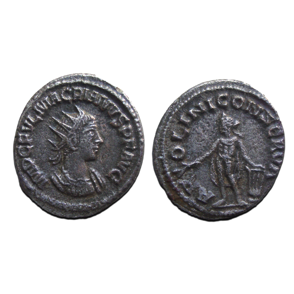 Macrianus - rare emperor APOLLINI (AU2481) - apollini conserva ...
