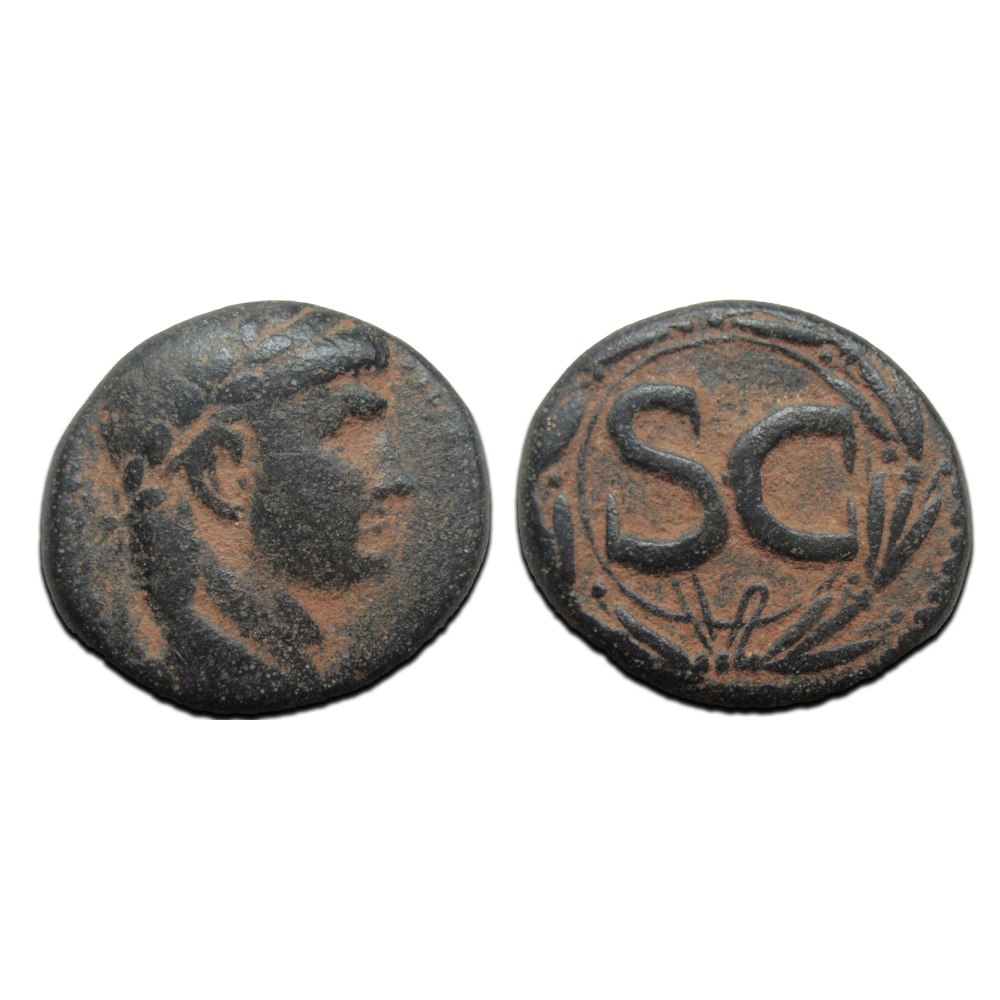 Claudius - heavy bronze coin (AU2584) - Antioch SC | RomanCoinShop.com
