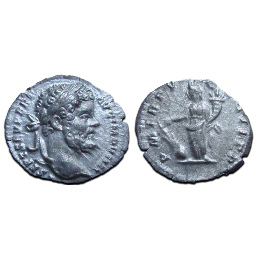 Septimius Severus - FORTVNA denarius nice portrait (D2407) - Fortuna ...