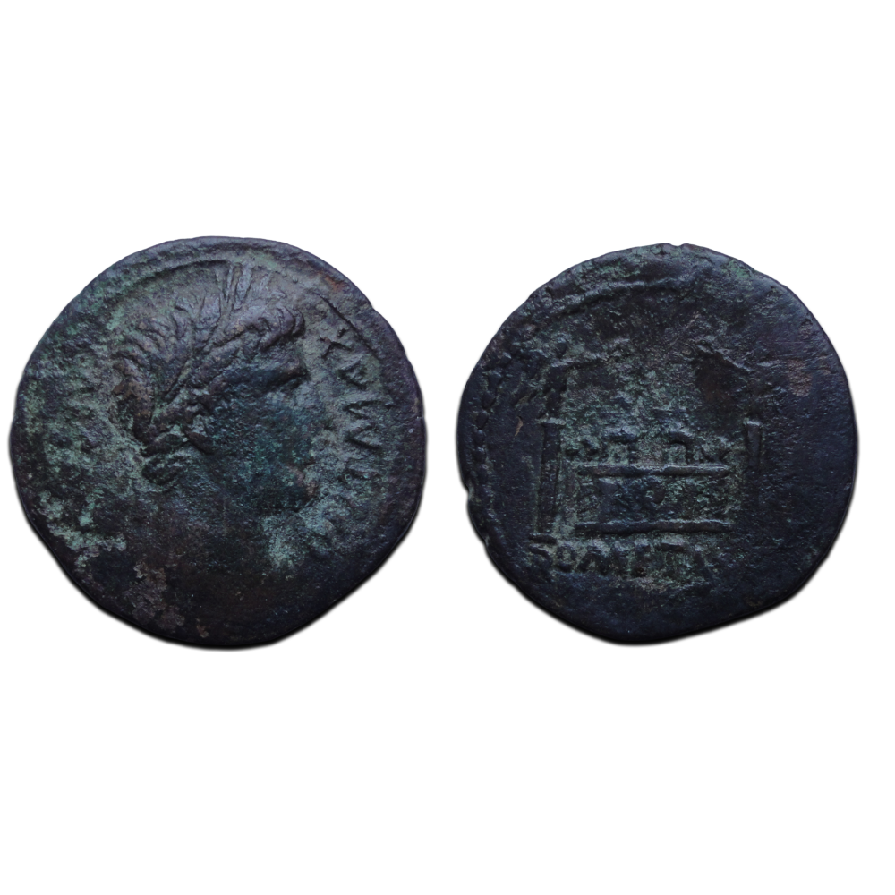 Augustus - Altar of Lyon (D25131) - altar of lyon | RomanCoinShop.com