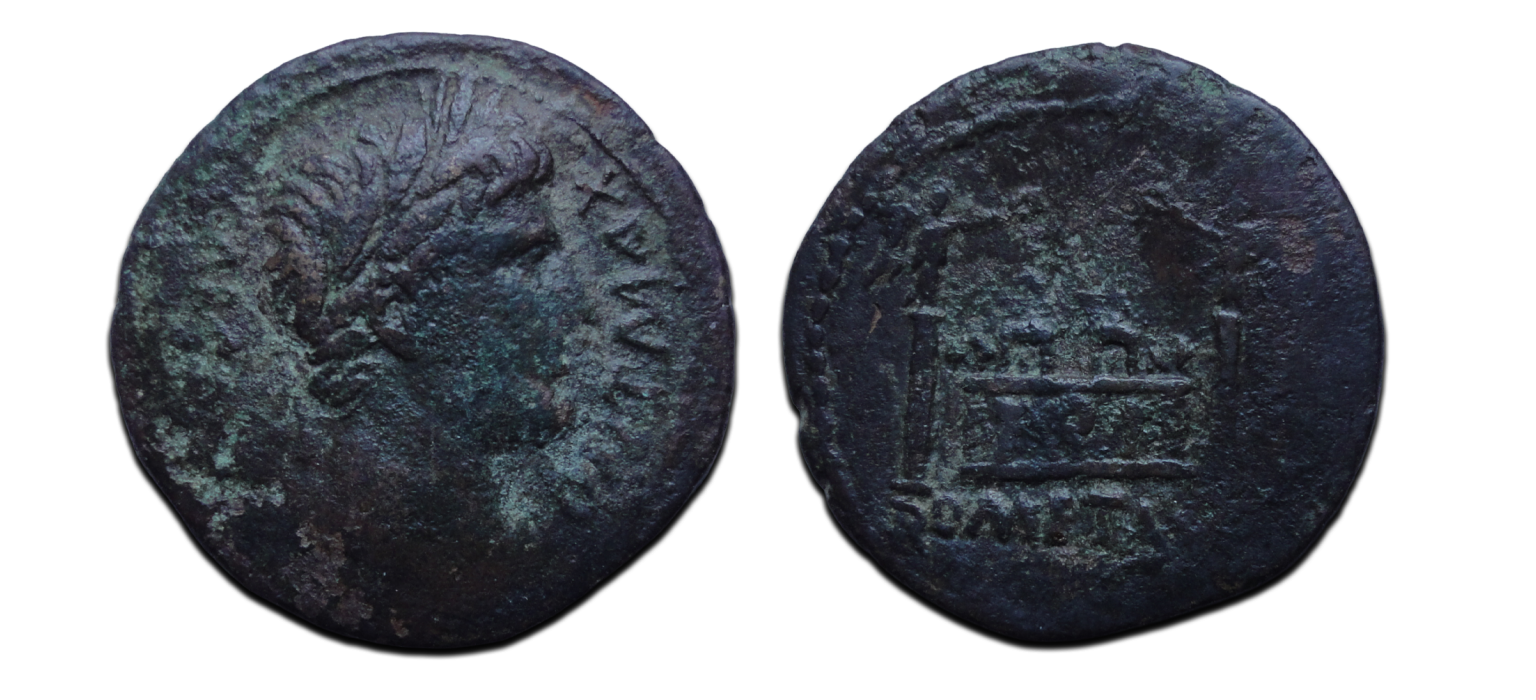 Augustus - Altar of Lyon (D25131) - altar of lyon | RomanCoinShop.com