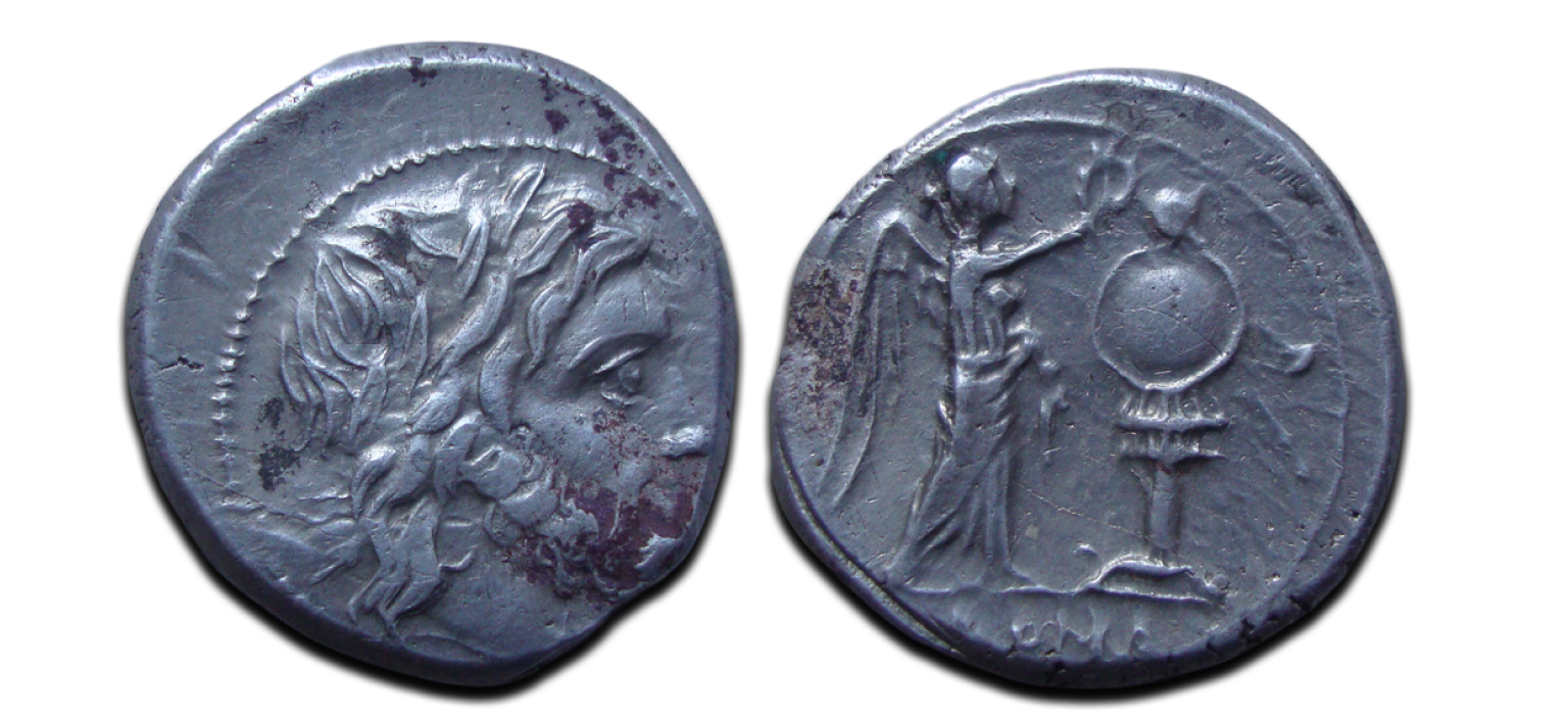 Roman republic - Silver Victoriatus RARE 211 BC (D2502) - Victoriatus ...