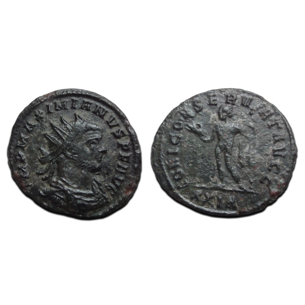 Maximianus - Antoninianus JUPITER Rome (F26124) - IOVI CONSERVAT AVGG ...