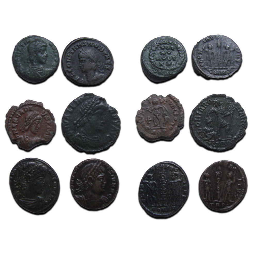 6 roman coin coins (JA25135) - 2 roman coins | RomanCoinShop.com
