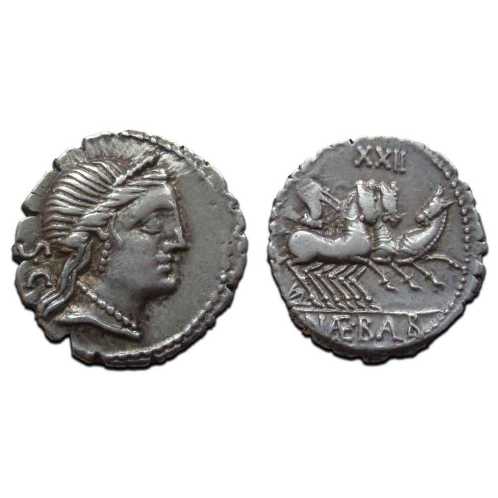 Roman republic - denarius Naevius Balbus 79 BC (JA2555) - denarius ...