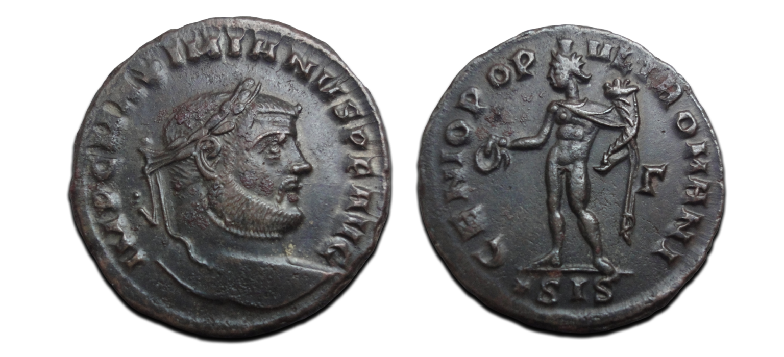 Maximianus - Genio Popvli Siscia (JA2608) - Genio Populi *SIS/gamma ...