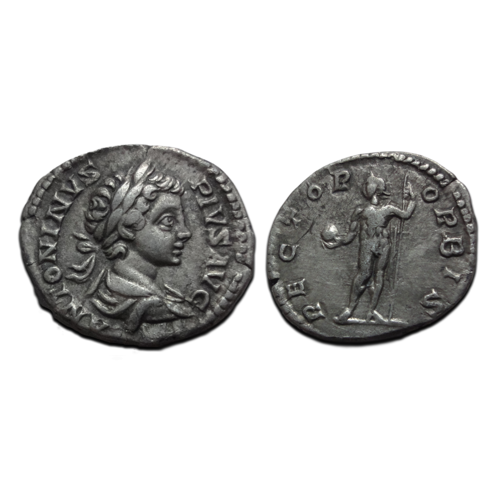 Caracalla - denarius RECTOR ORBIS (JA2630) - rector orbis denarius ...