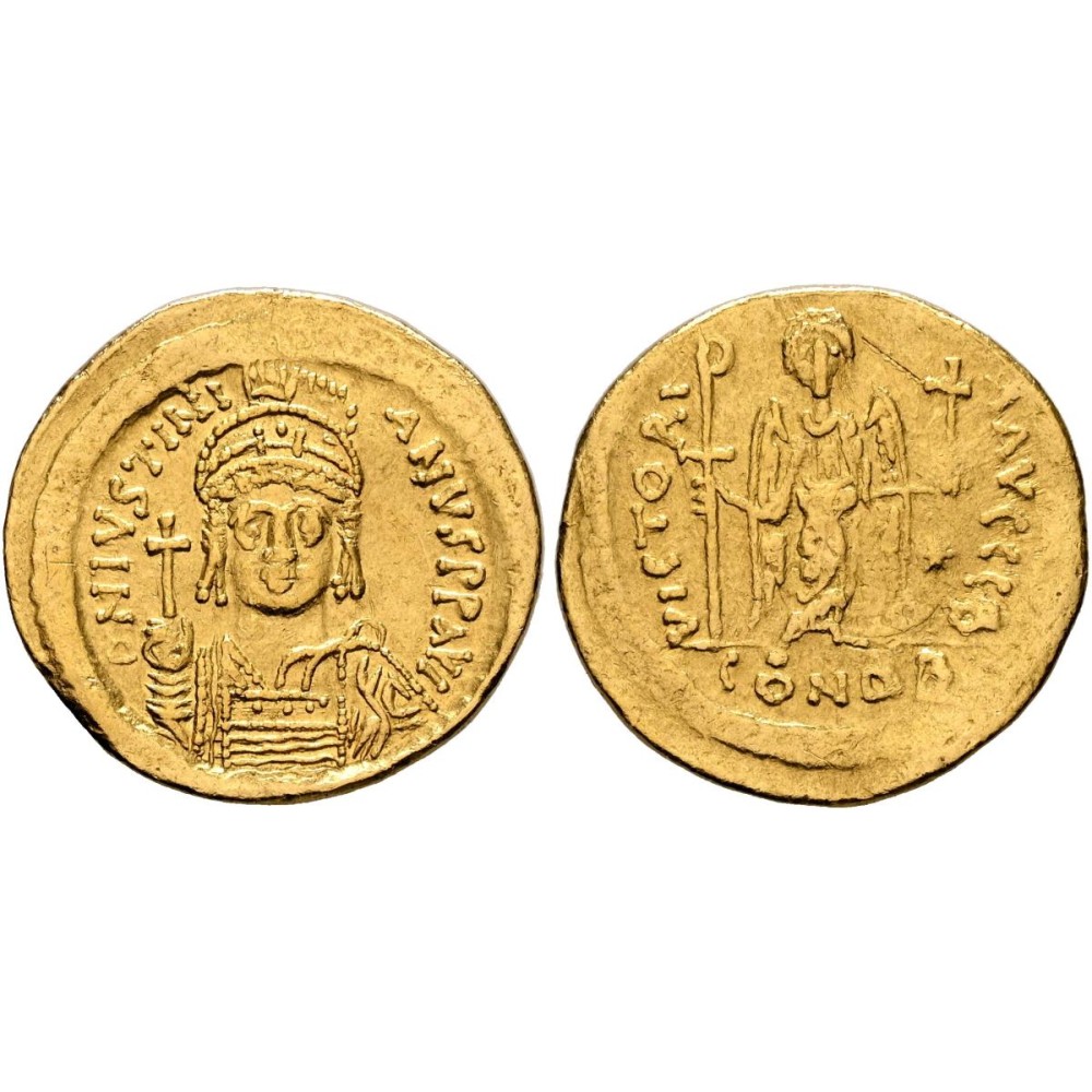 Justinianus I - Gold solidus (JA2679) - Solidus doc 9b | RomanCoinShop.com