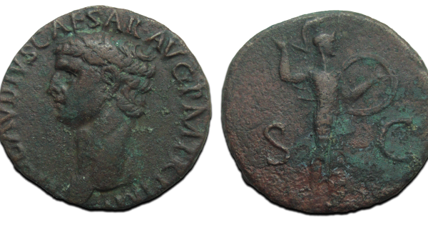 Claudius AS - Minerva (JA25127) - Minerva ric 100 TI CLAVDIVS CAESAR ...