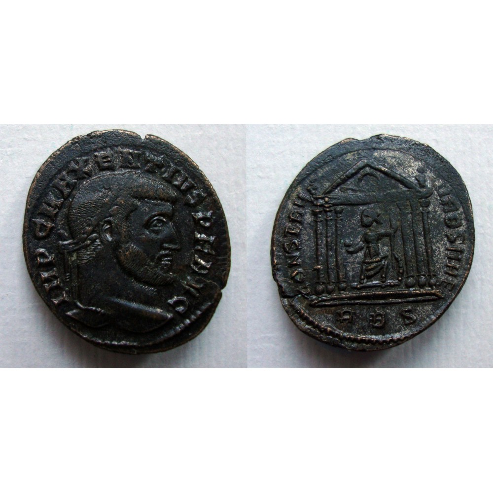 Maxentius - Temple ROME! (MA2228) - Temple of Roma RBS | RomanCoinShop.com