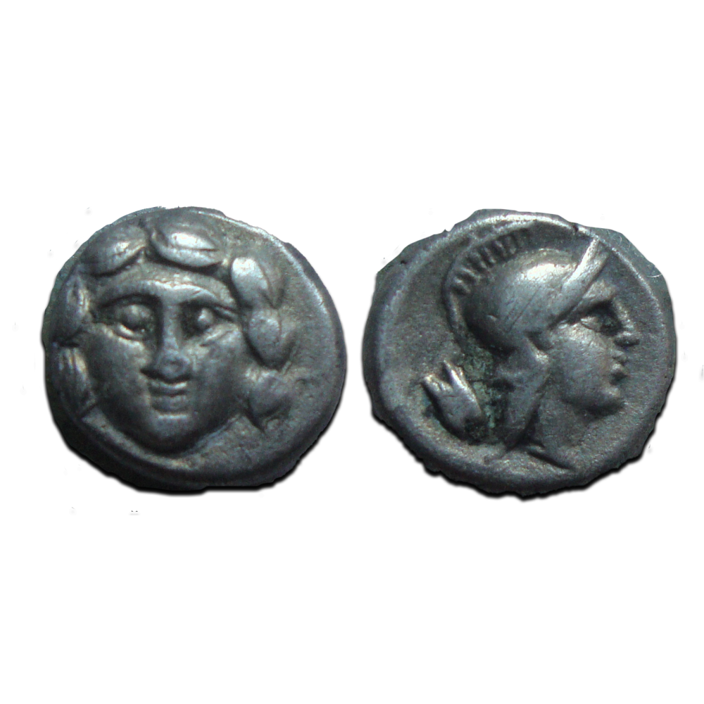 GREEK COINS -Gorgoneion with Athena! (MA2542) - Gorgoneion astragalos ...