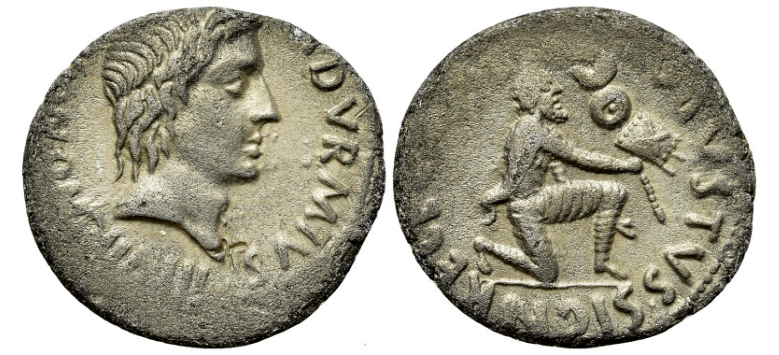 Augustus - denarius return of the legionary standards! (MA2577 ...