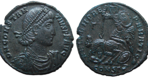 Constantius II - fallen horseman! (MA2589) - Fel Temp constantinople ...