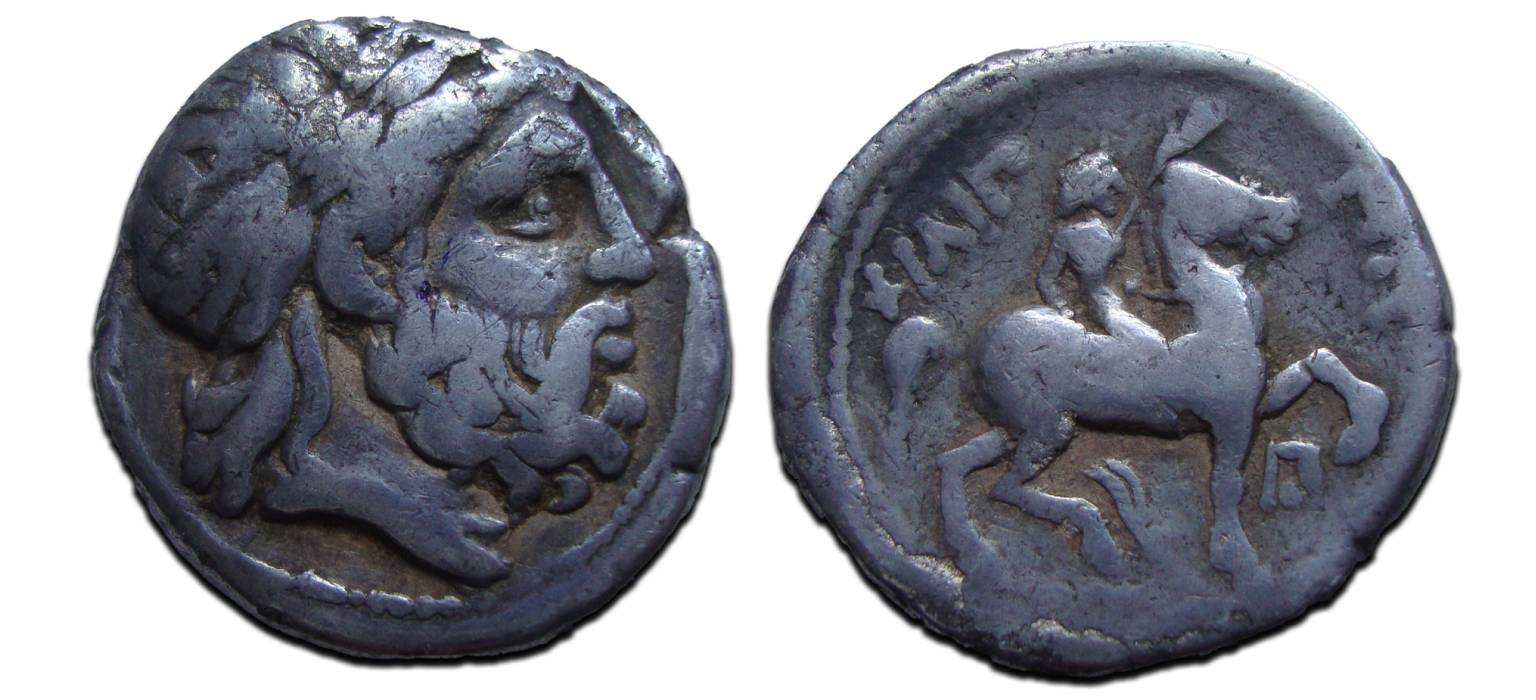 GRIEKSE MUNTEN - Tetradrachme Philippus II vader van Alexander de Grote ...