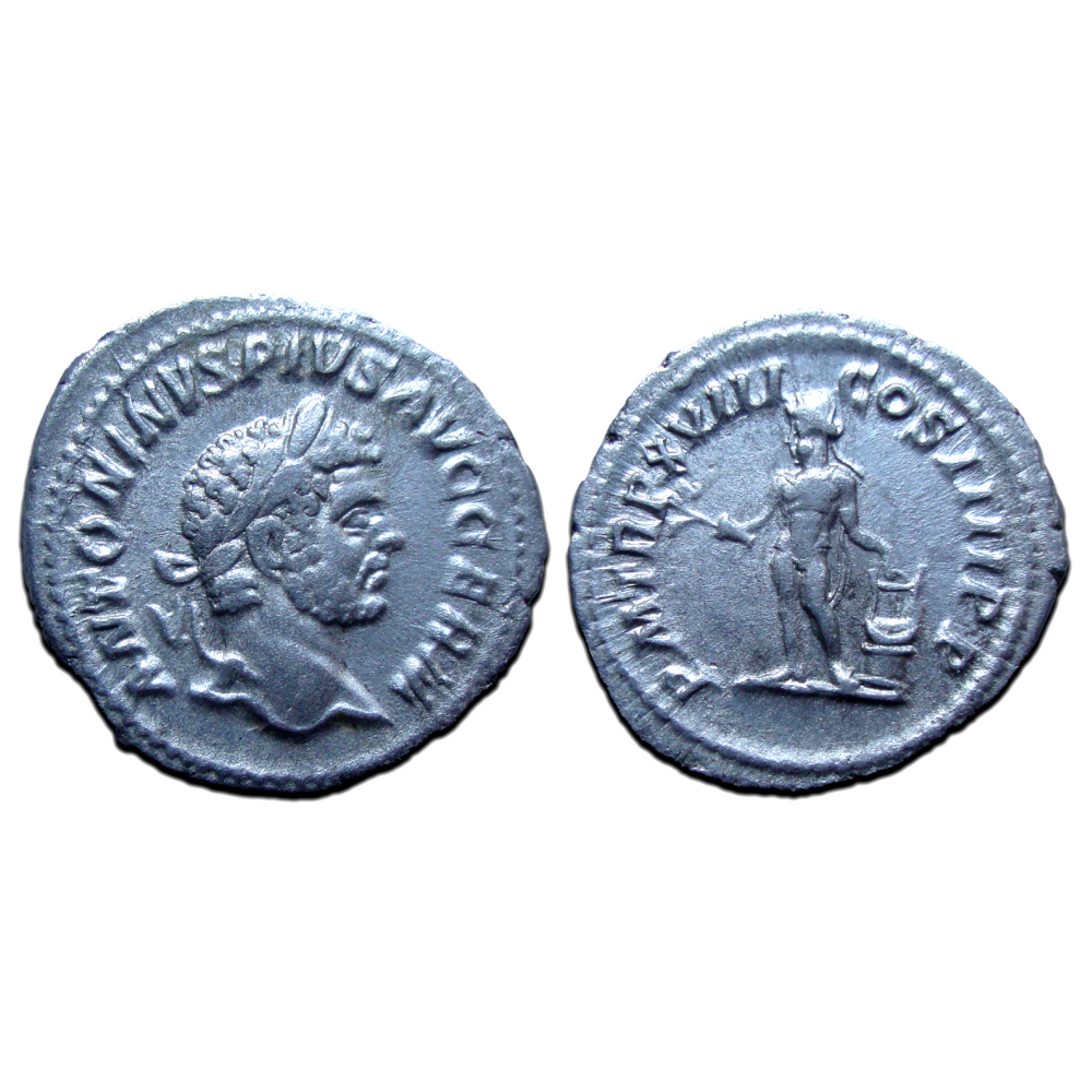 Caracalla- Denarius APOLLO scarce coin (N2465) - Apollo denarius ...