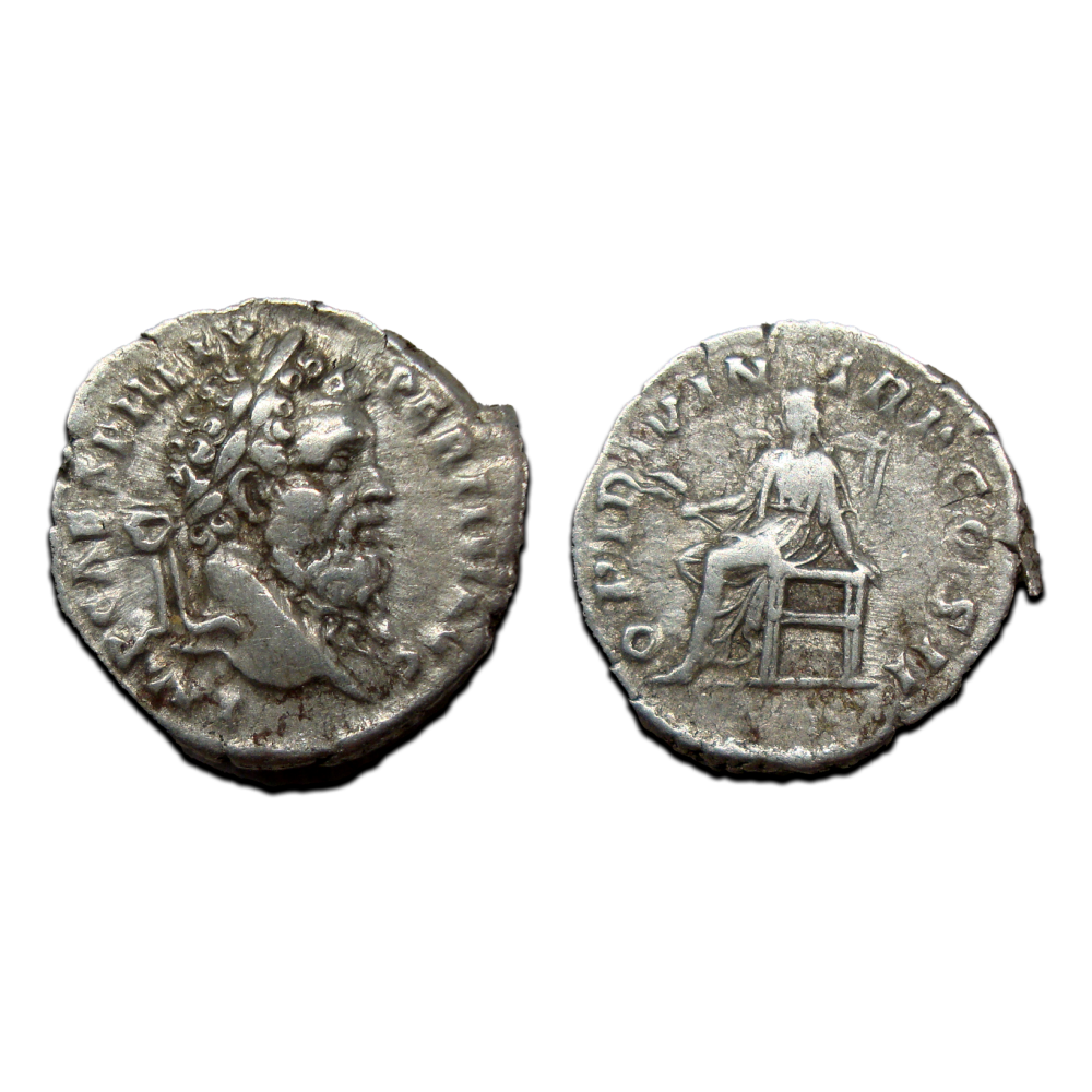 Pertinax - OPS rare (N2503) - Opis denarius Rome | RomanCoinShop.com