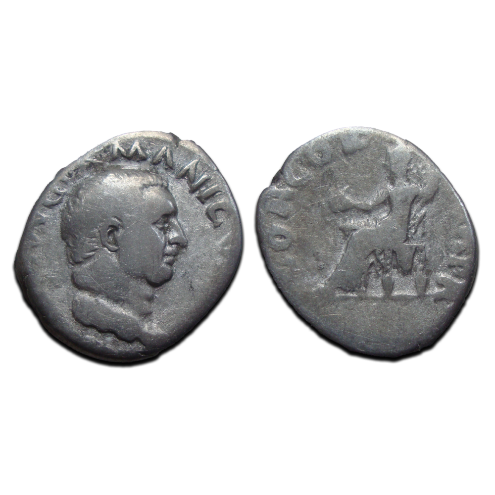 Vitellius - Concordia denarius rare (N2528) - Concordia PR denarius ...