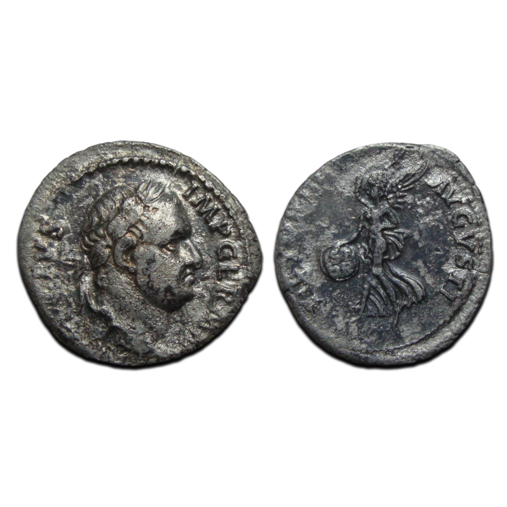 Vitellius - denarius Victory SCARCE (N2589) - Victory denarius tarraco ...