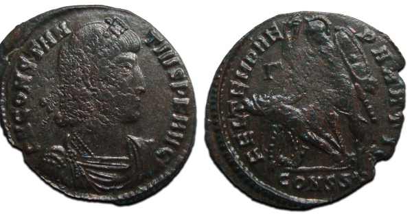 Constantius II - fallen horseman! (O2463) - Fel Temp constantinople ...