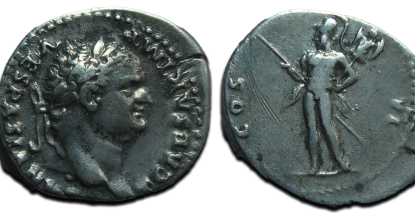 Titus - denarius MARS (O2498) - Mars cos VI | RomanCoinShop.com