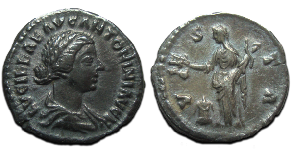 Lucilla - denarius VESTA (O25101) - VESTA denarius | RomanCoinShop.com