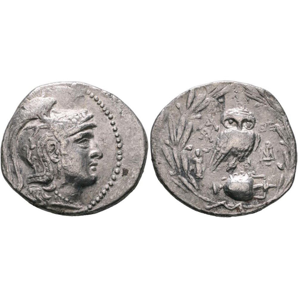 Greek coins - Tetradrachm new style Athenian Owl (O2537) - New style ...
