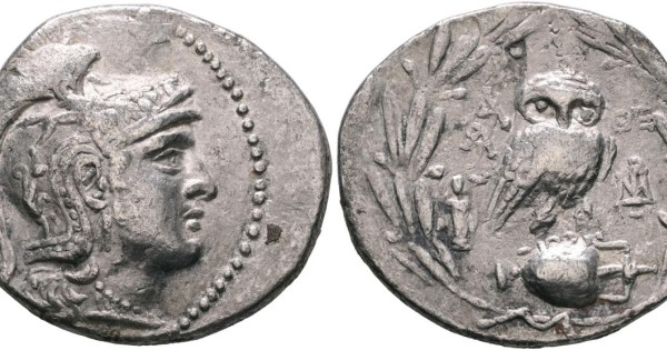Greek coins - Tetradrachm new style Athenian Owl (O2537) - New style ...