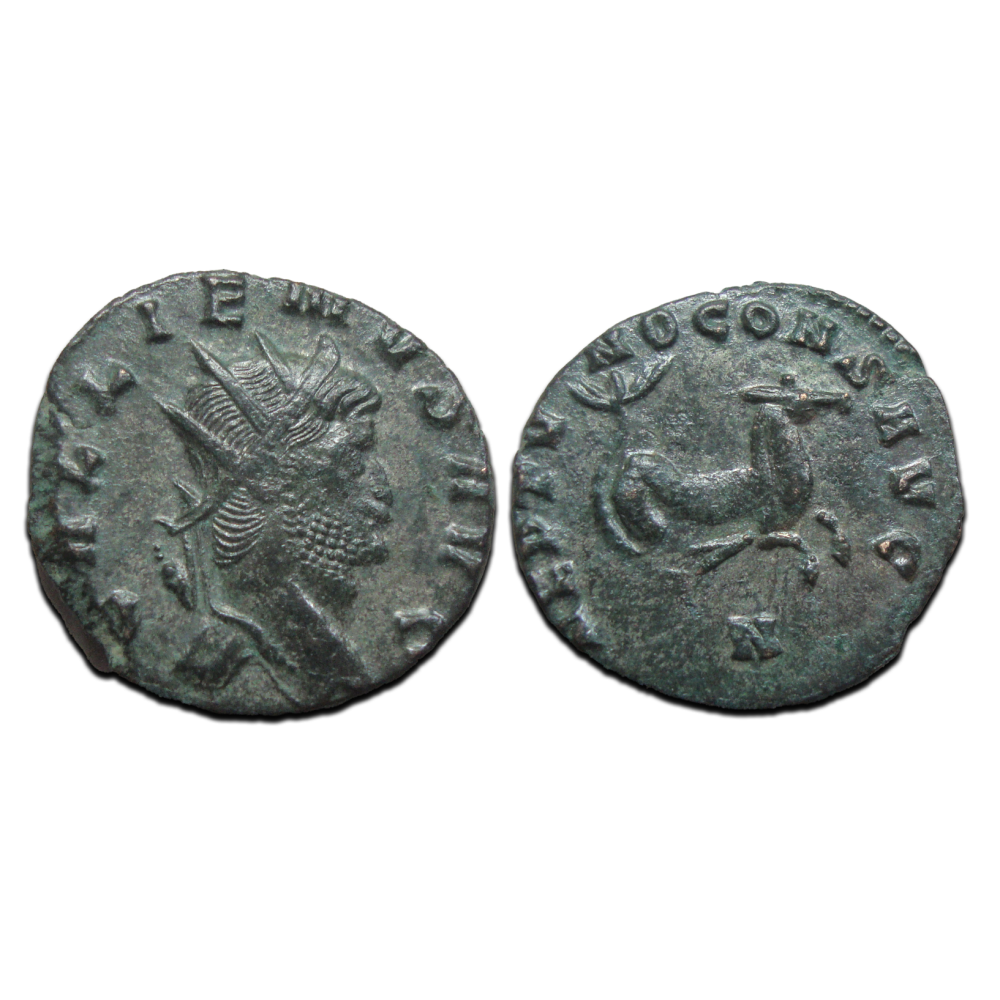 Gallienus - Hippocamp (O2571) - Hippocamp to the right | RomanCoinShop.com