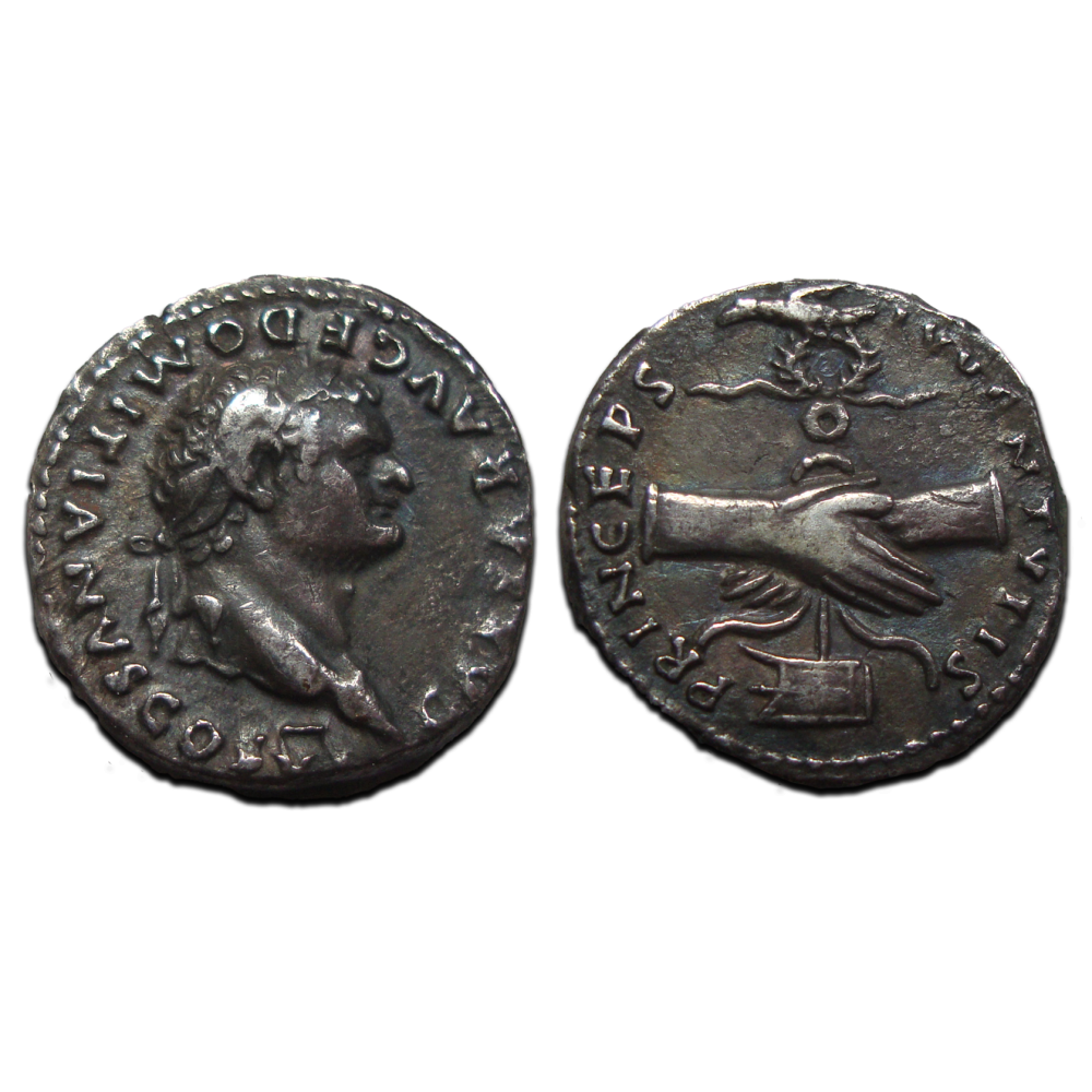 Domitian - denarius Princeps Ivventvtis Altar (O2576) - denarius ...