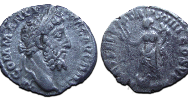 Commodus denarius Fortuna (S2436) - Fortuna standing ric 172 ...