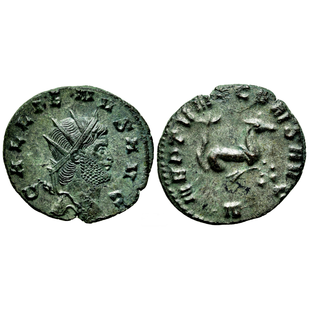 Gallienus - Hippocamp (AU2462) - Hippocamp to the right | RomanCoinShop.com