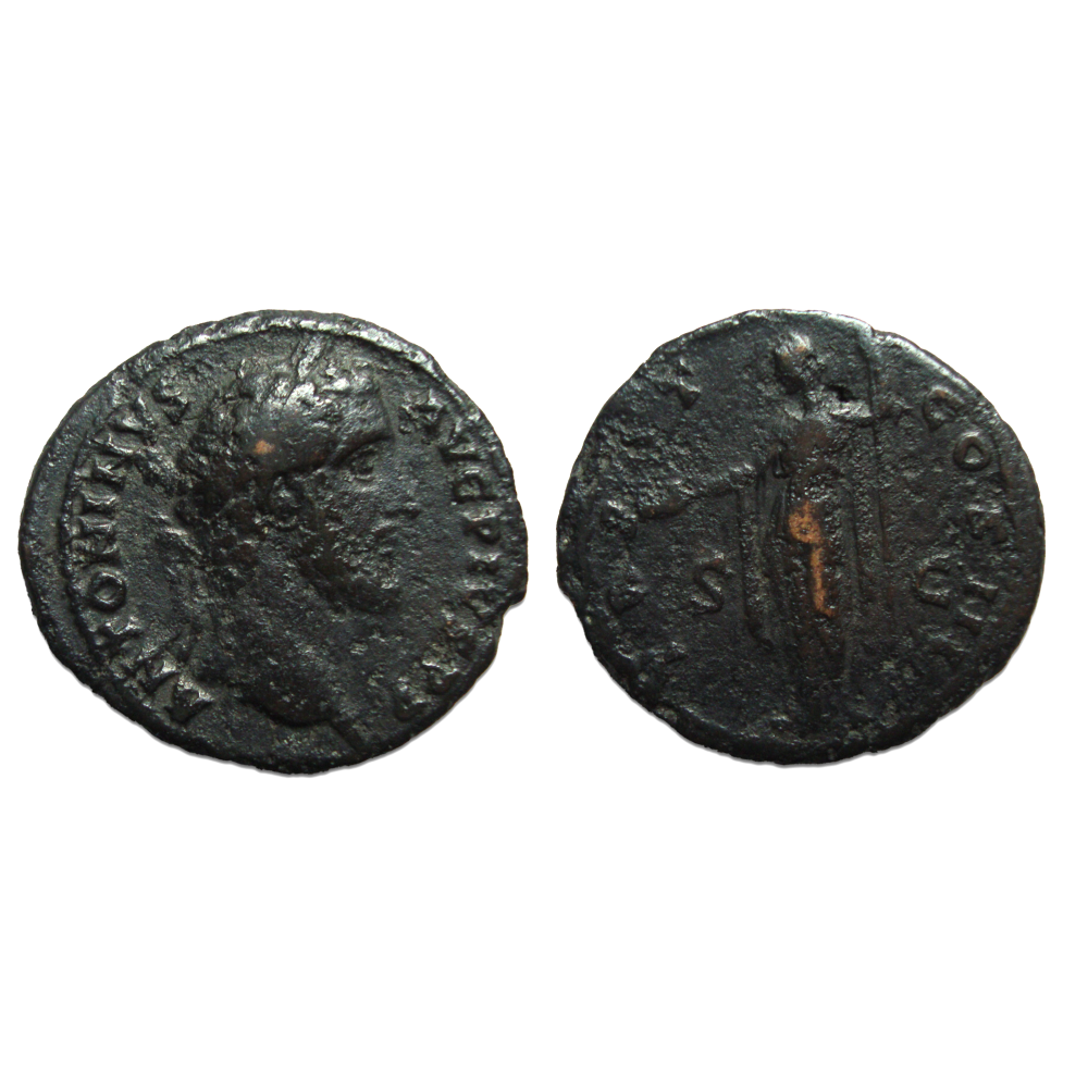 Antoninus Pius - CLEMENTIA AS scarce (D22116) - Clementia AS ...