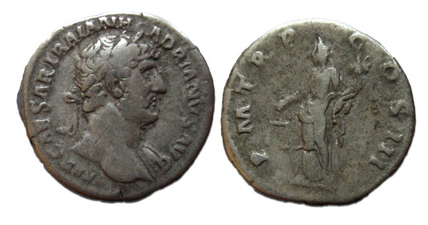 Hadrian - AEQUITAS denarius (D2229) - Aequitas cos III | RomanCoinShop.com